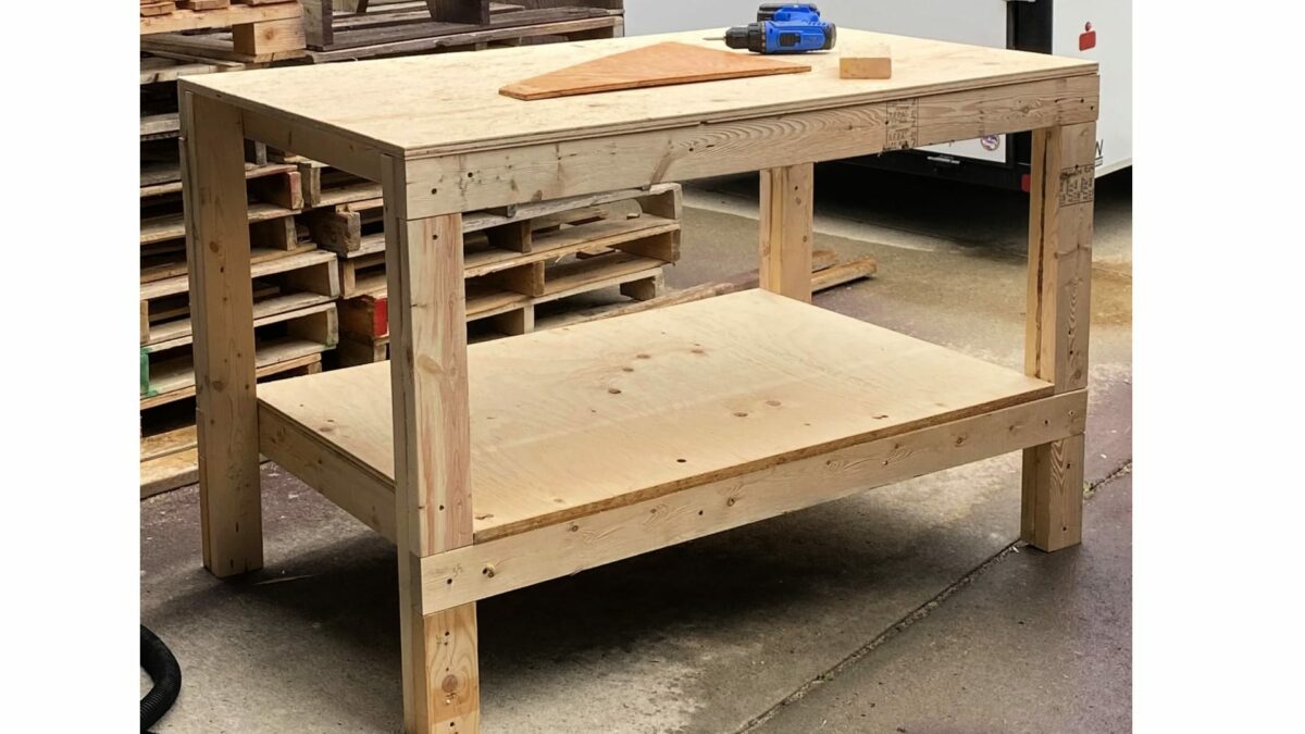 17 Free DIY Workbench Plans: Easy Woodworking Project